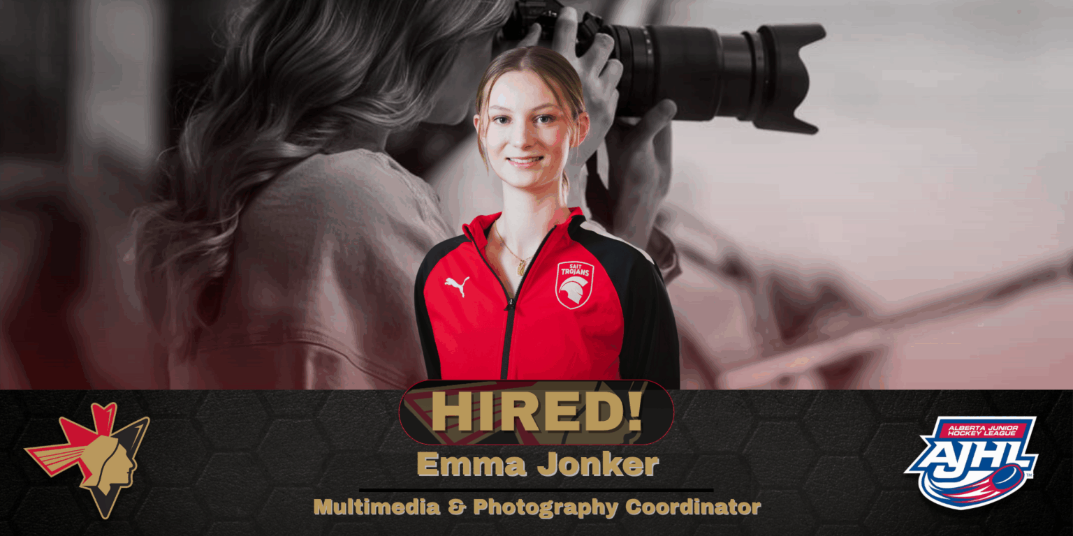 Jonker Hired As Multimedia Coordinator | Bonnyville Pontiacs